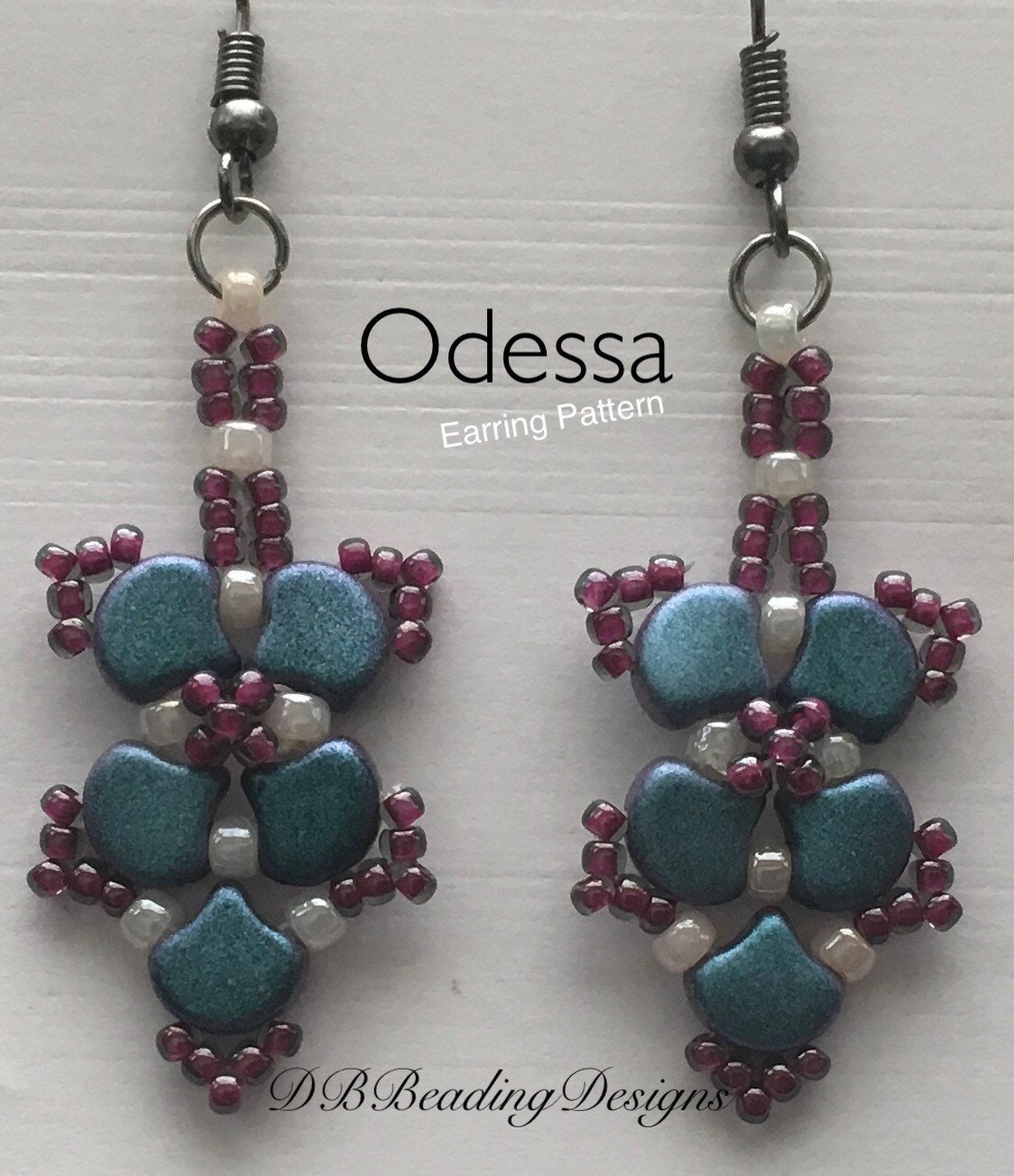 Odessa Beaded Earrings Pattern, PDF, Beading Tutorial - Etsy UK
