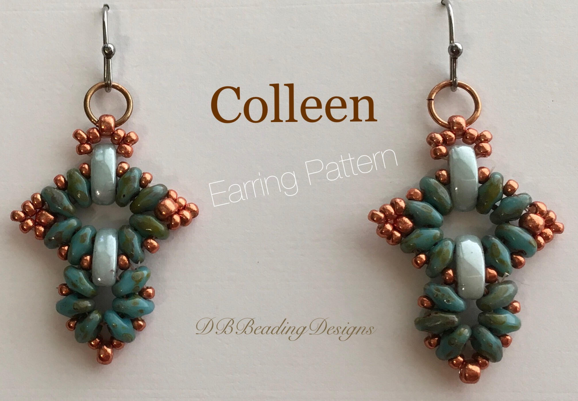 Colleen Beaded Earrings Pattern | Etsy