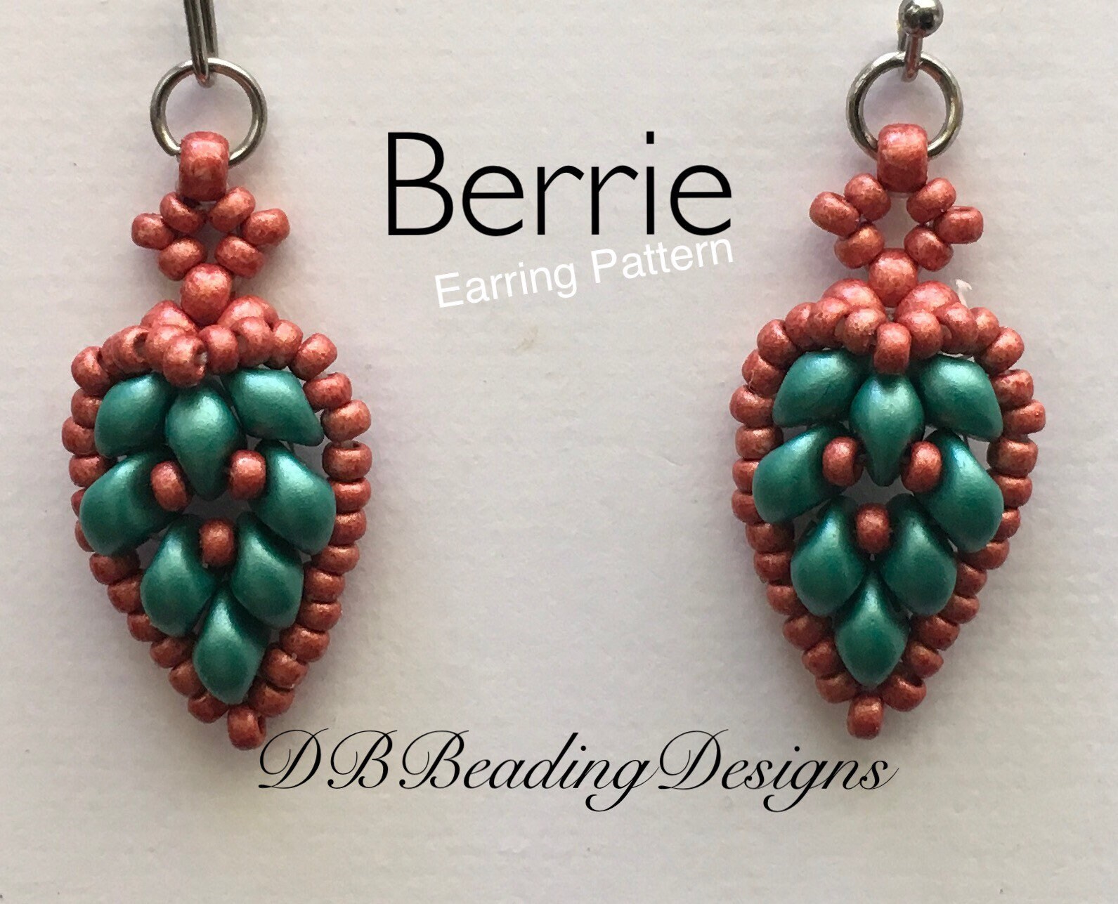 Berrie Beaded Earrings Pattern pdf Beading Tutorial | Etsy