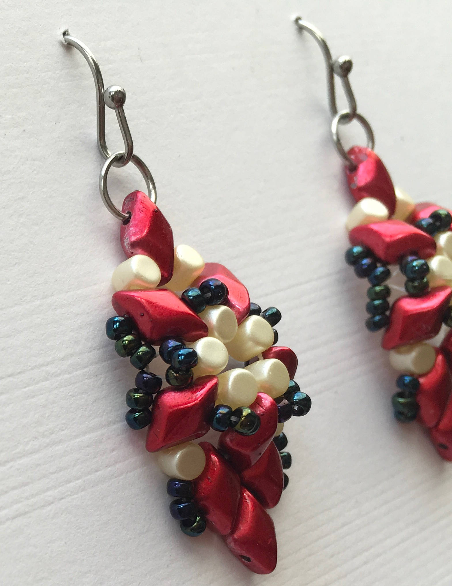 Rachel Beaded Earrings Pattern | Etsy