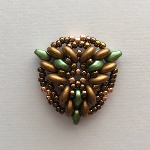 Olive Beaded Earrings Pattern - Etsy