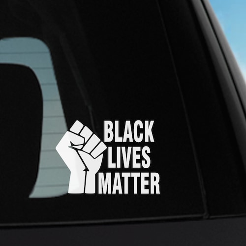 BLM Black Lives Matter Sticker Decal Fist Solidarity Ally - Etsy