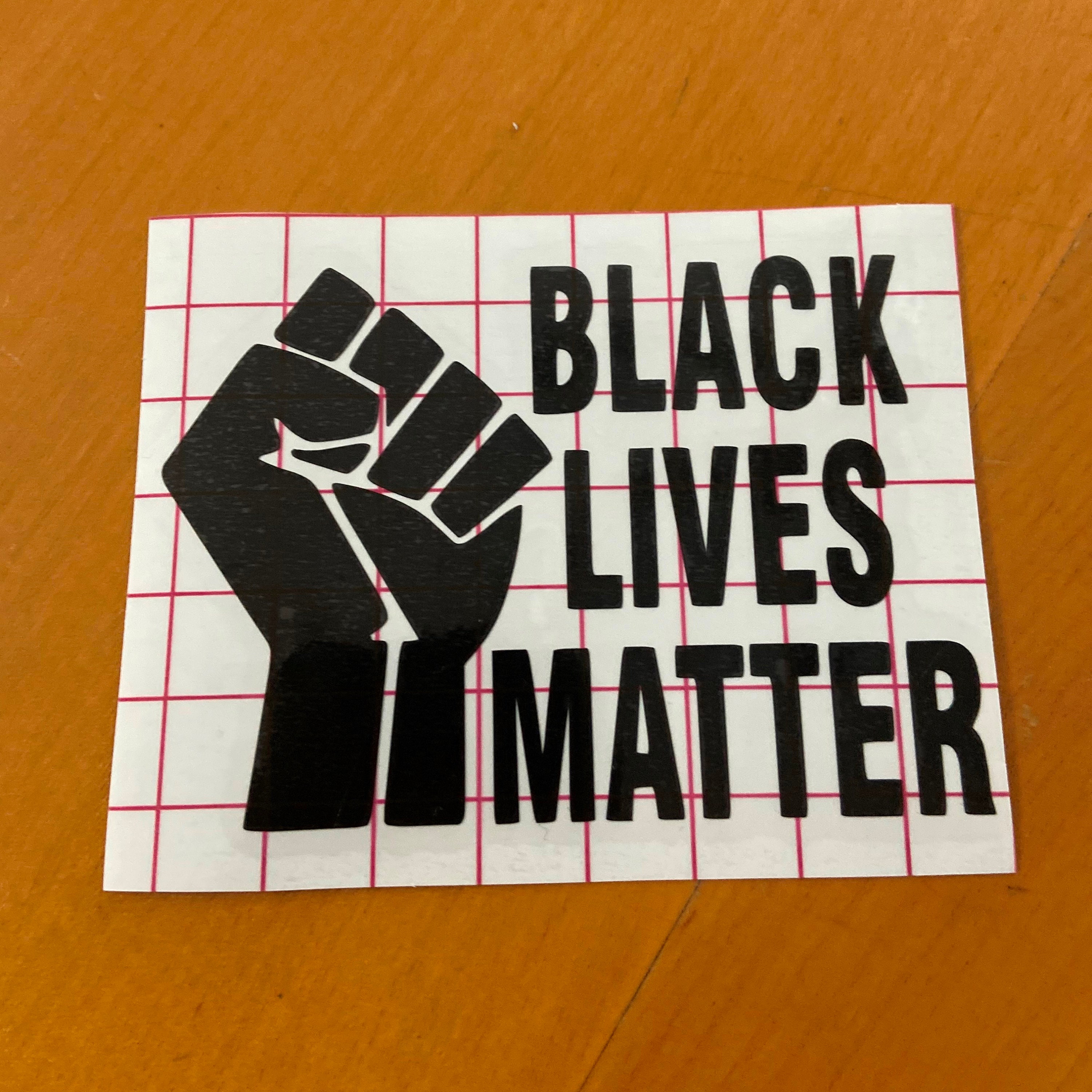 Black Lives Matter Car Window Decal Blm Decal Black Lives - Etsy