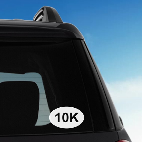 10k Running Sticker 10k Running Decal 26.2 13.1 5k 10k | Etsy