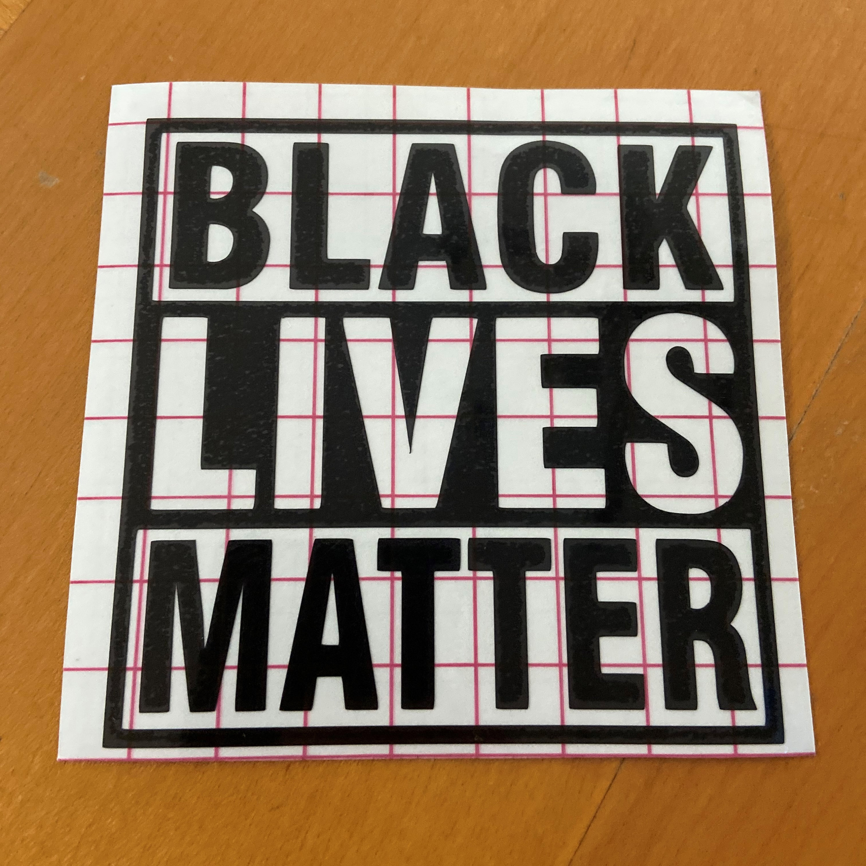 Black Lives Matter Car Decal Blm Decal Black Lives Matter | Etsy