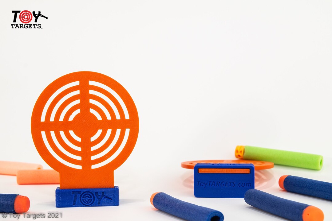 Target Game (set of 4 Plastic 3" Targets) for Use With Foam Dart Guns ...
