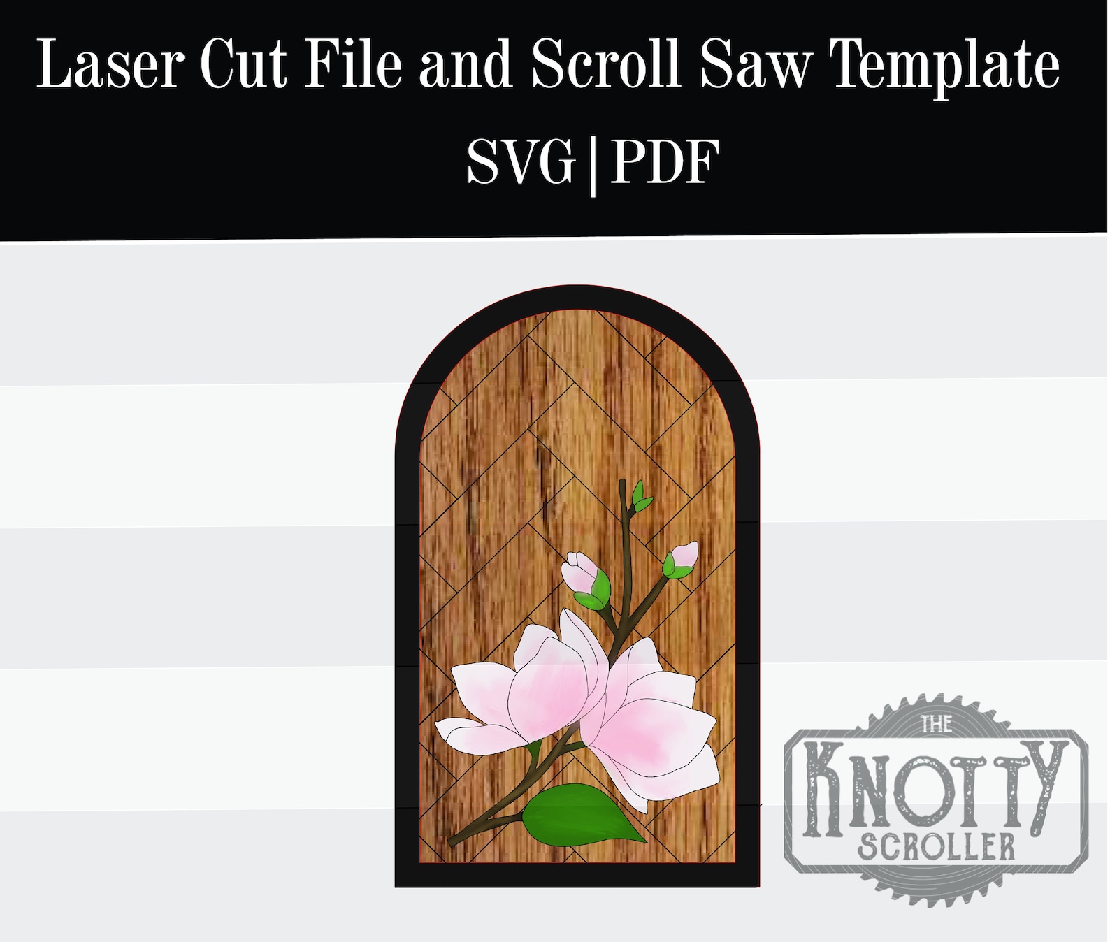 Magnolia Arch Sign Svg Glowforge SVG Flower Cut File - Etsy Canada