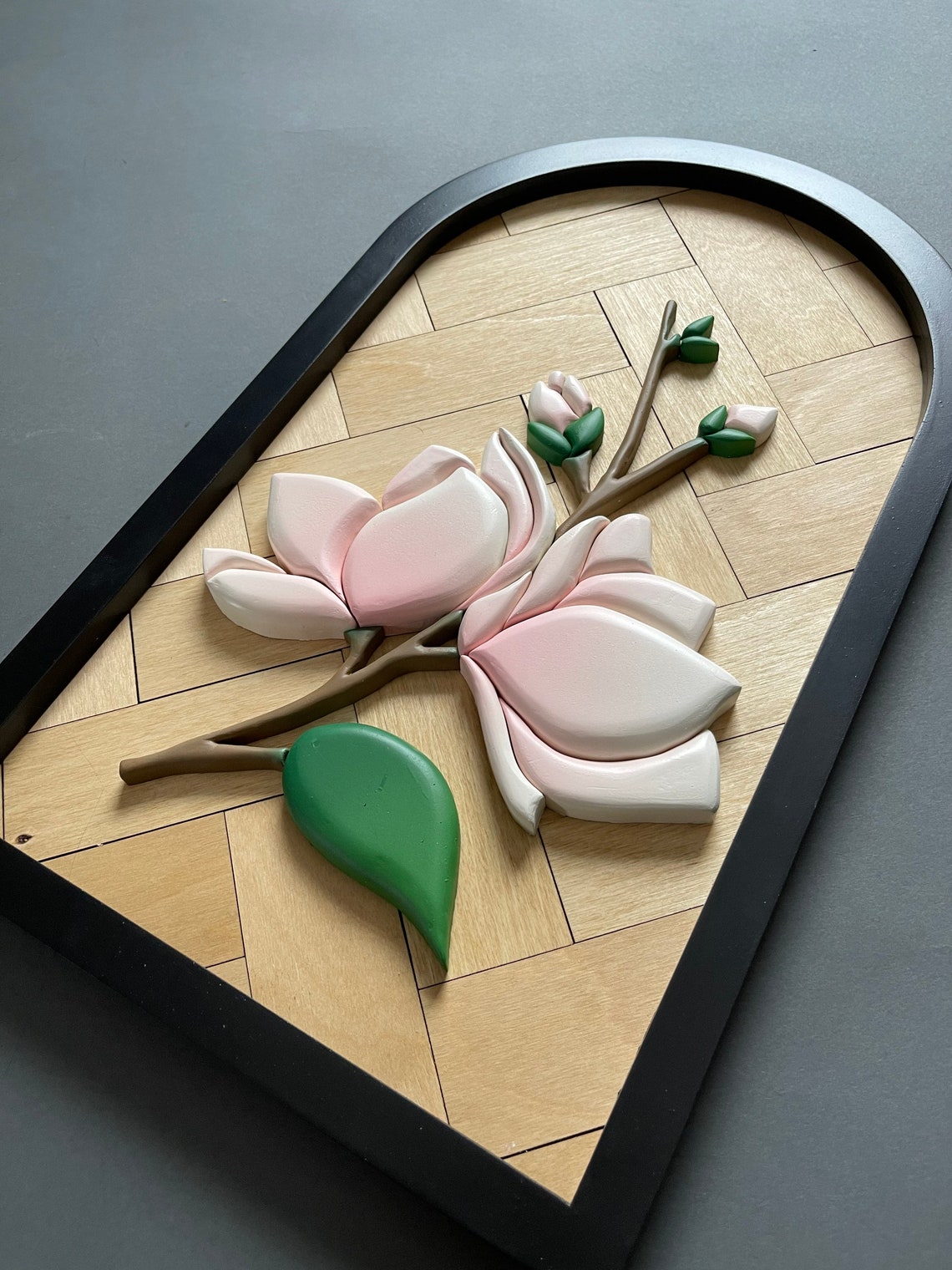 Magnolia Arch Sign Svg Glowforge SVG Flower Cut File - Etsy Canada