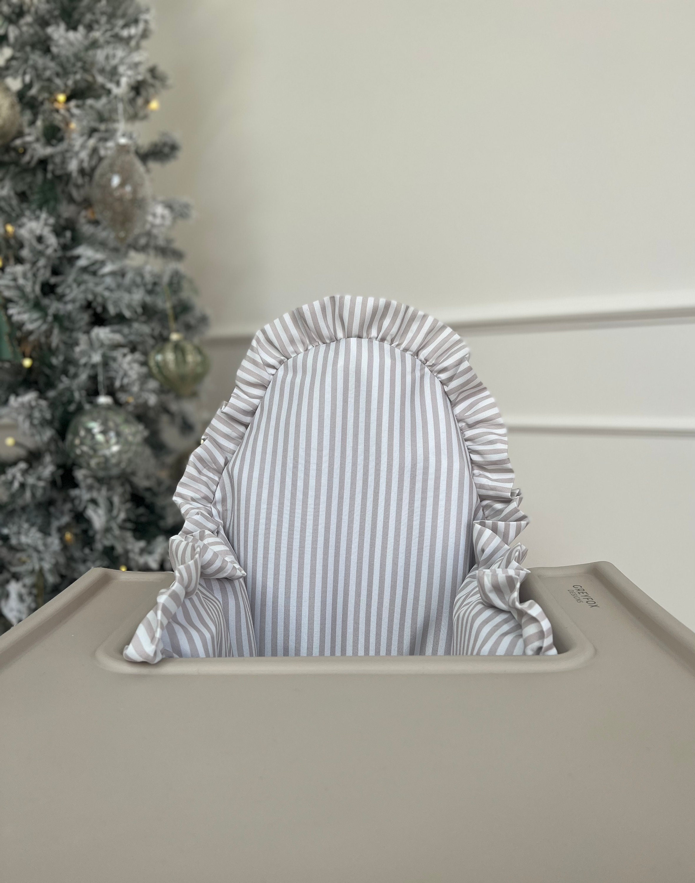 Dove Stripe Cushion Cover: Ikea Antilop Highchair - Etsy