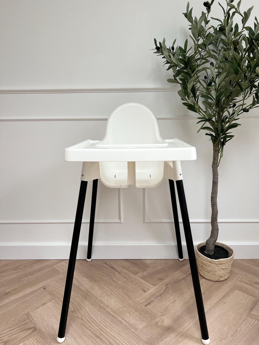 IKEA Leg Wraps | Black Look Highchair Legs | Adhesive Wood Look Leg ...
