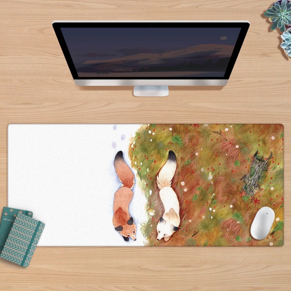 Fox Mouse Pad - Etsy