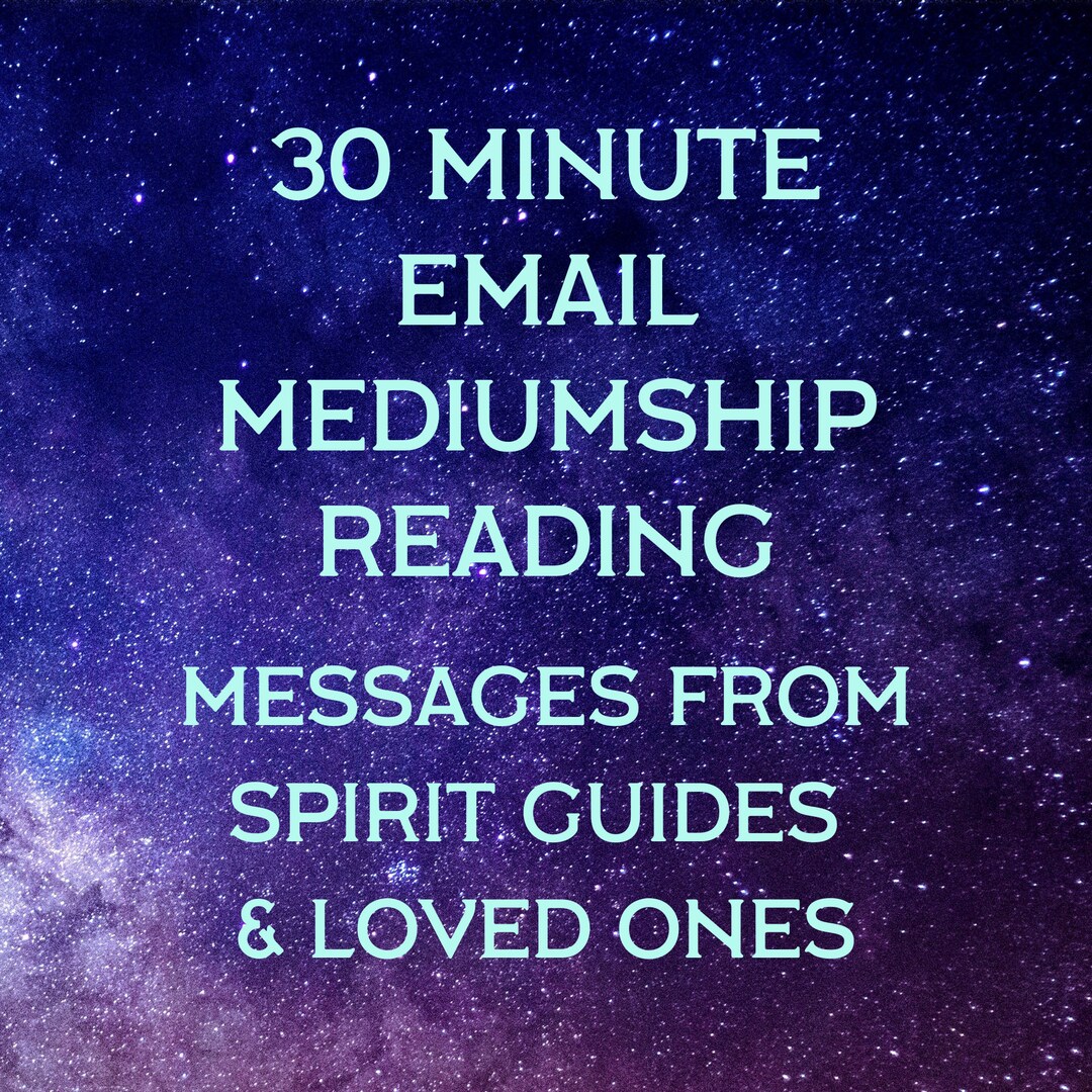 30 Minute Email Reading-what Your Guides Want You to Know - Etsy