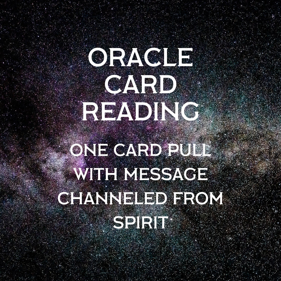 One Card Reading-oracle Card, What Your Guides Want You to Know ...
