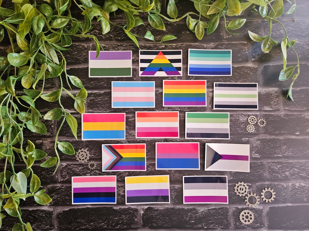 Glossy Pride Flag Stickers - Etsy