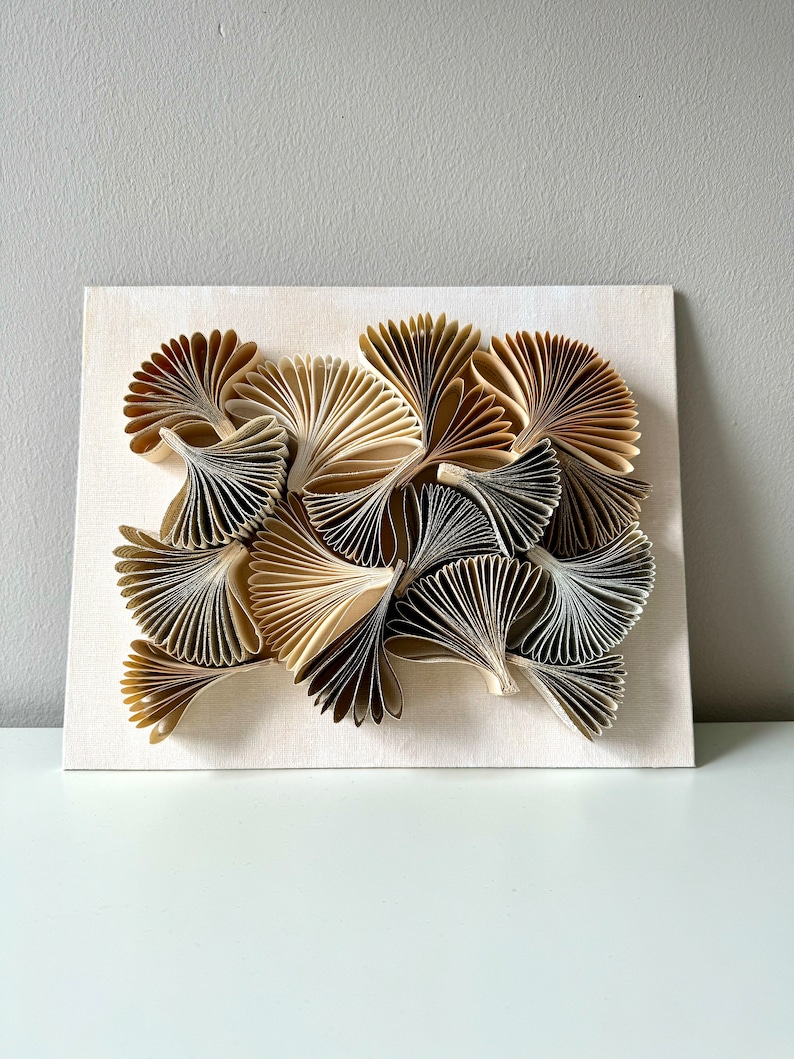 Flores Wall Installation Book Art Book Art Wall Decoration - Etsy