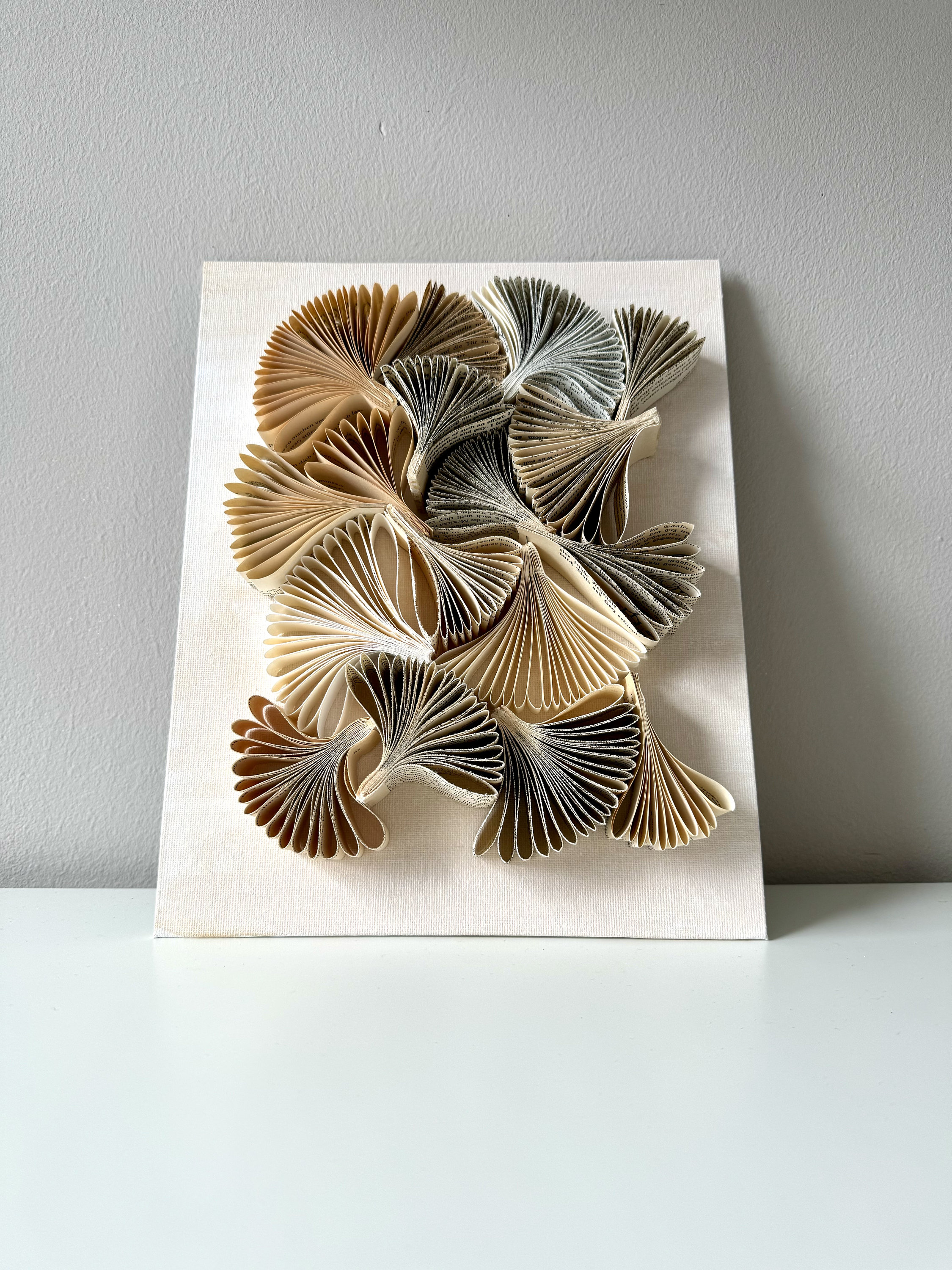 Flores Wall Installation Book Art Book Art Wall Decoration - Etsy