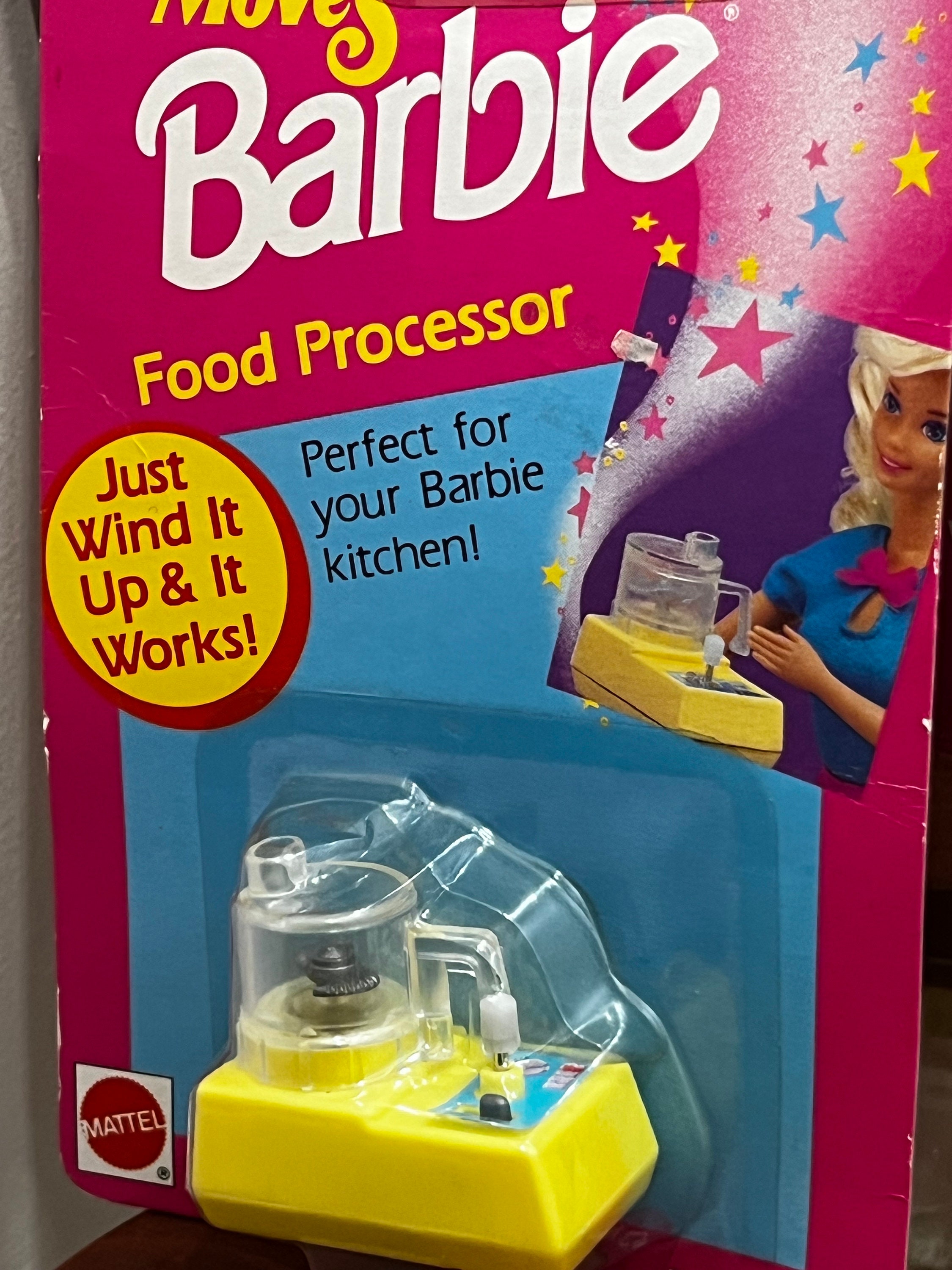 1992 Vintage Barbie Wind up Food Processor Magic Moves Doll - Etsy