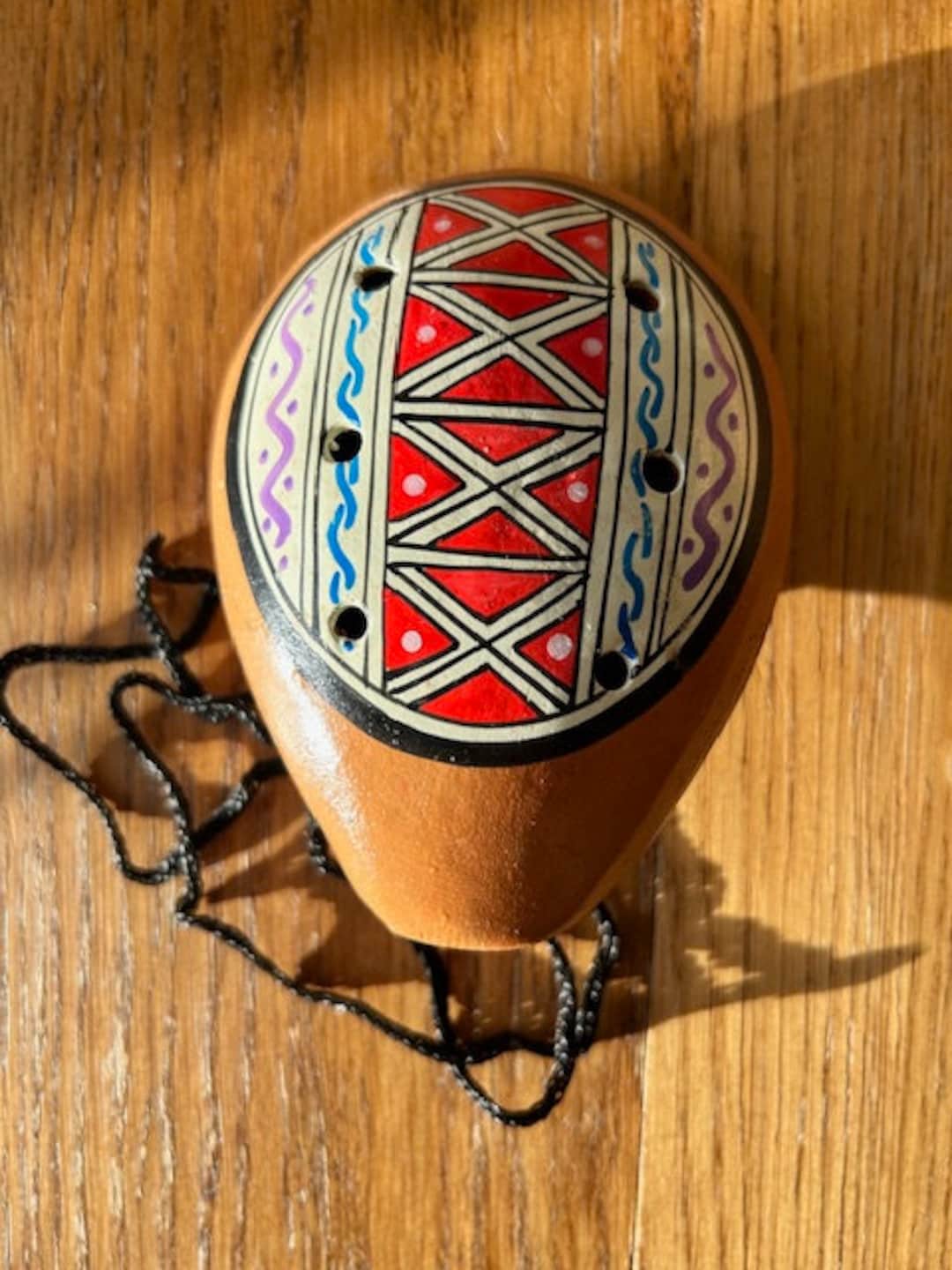 Percussion Plus Inca Clay Ocarina Hand Painted - Etsy