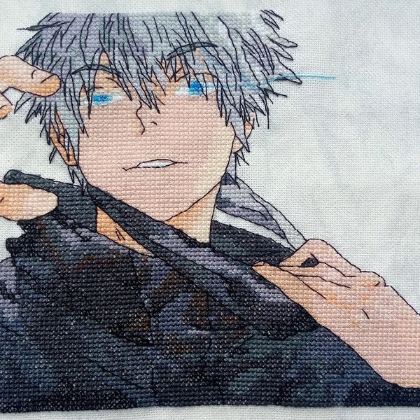 Jujutsu Kaisen Cross Stitch Pattern - Etsy
