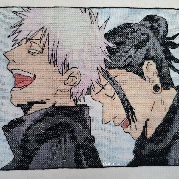 Jujutsu Kaisen Cross Stitch Pattern - Etsy