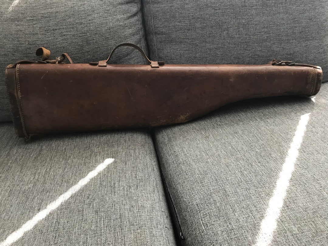 Vintage A Leather Leg of Mutton Gun Case. - Etsy