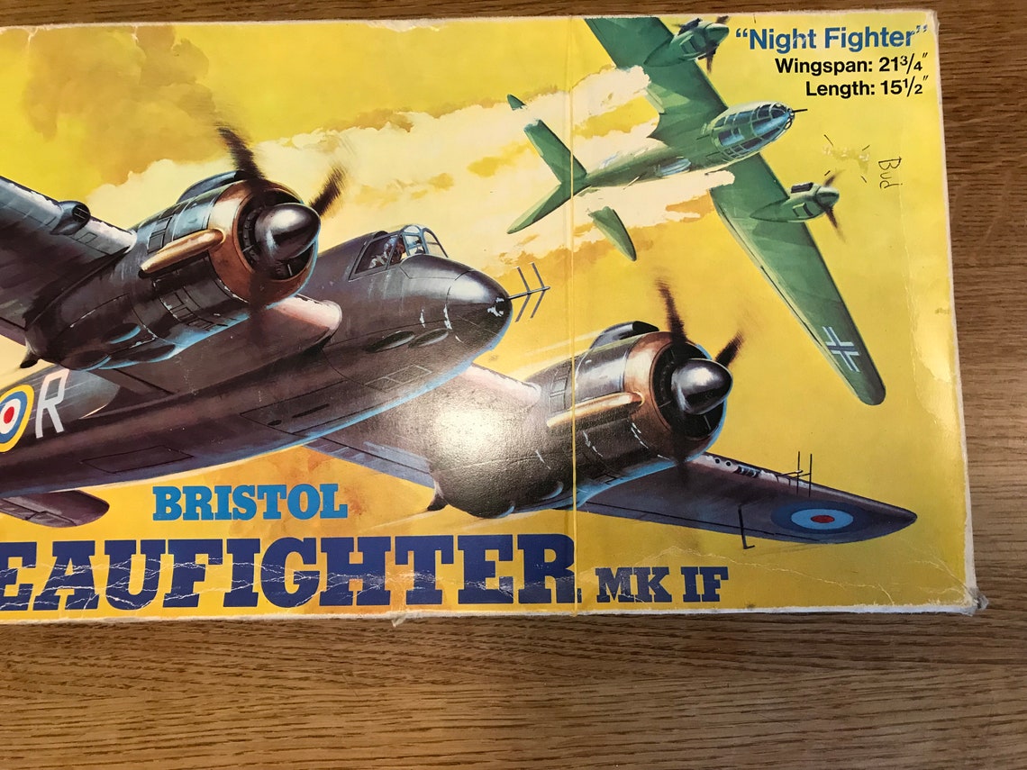 1/32 Bristol Beaufighter MK IF Revell H-251 New Night Fighter Model Kit ...