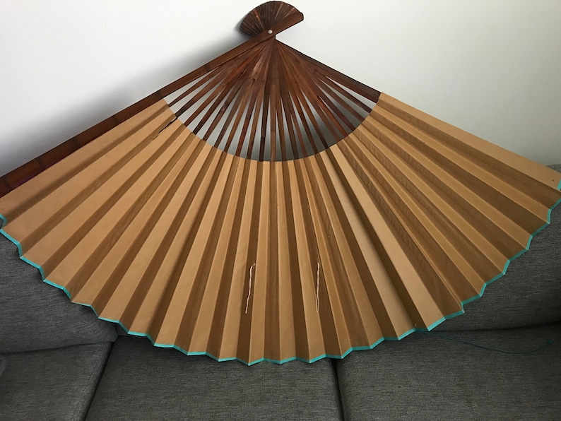 Hand-painted Large Fan. - Etsy
