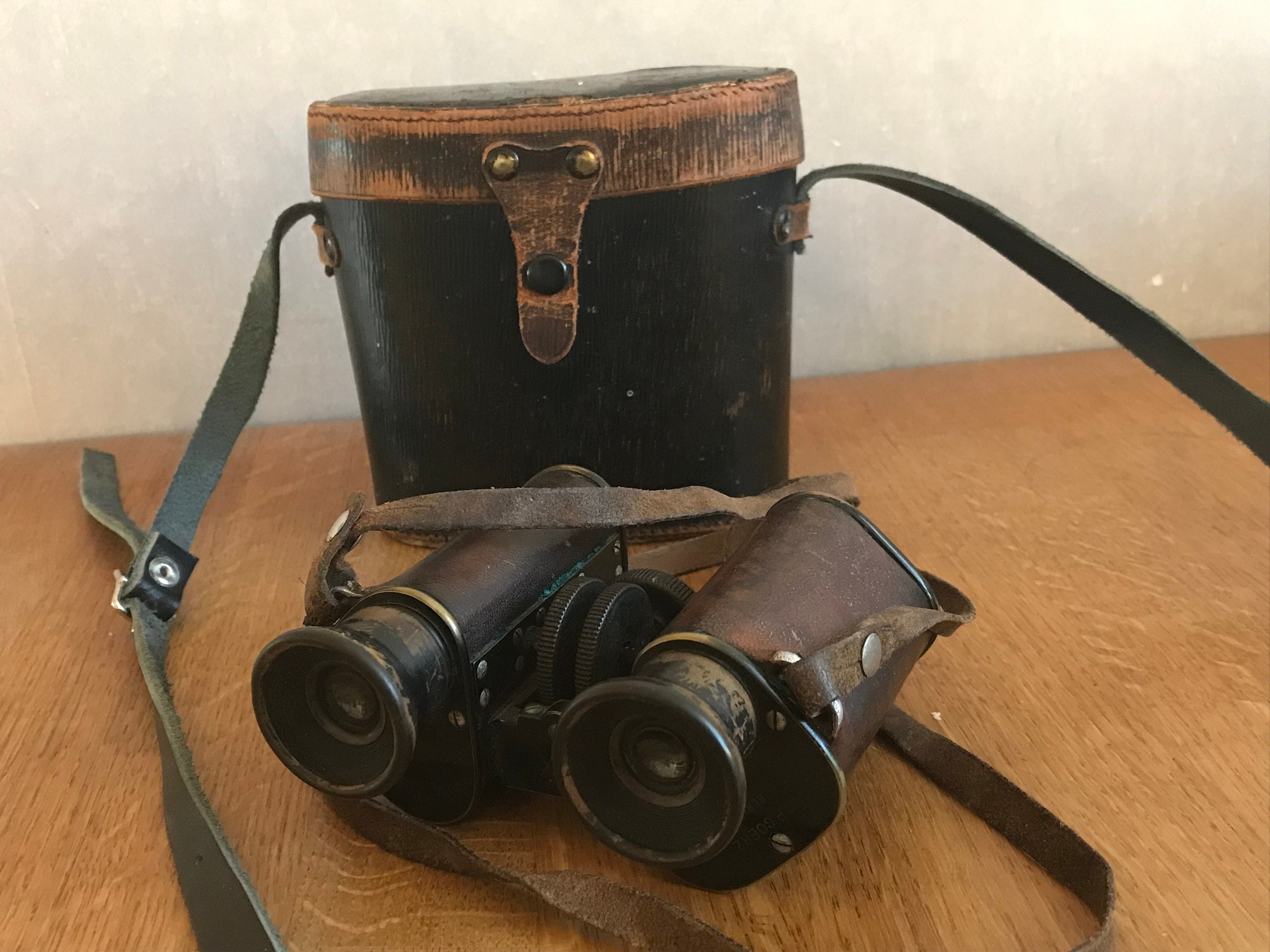 A Pair of Very Rare Antique German Pre-wwi C. P. Goerz Berlin Trieder ...