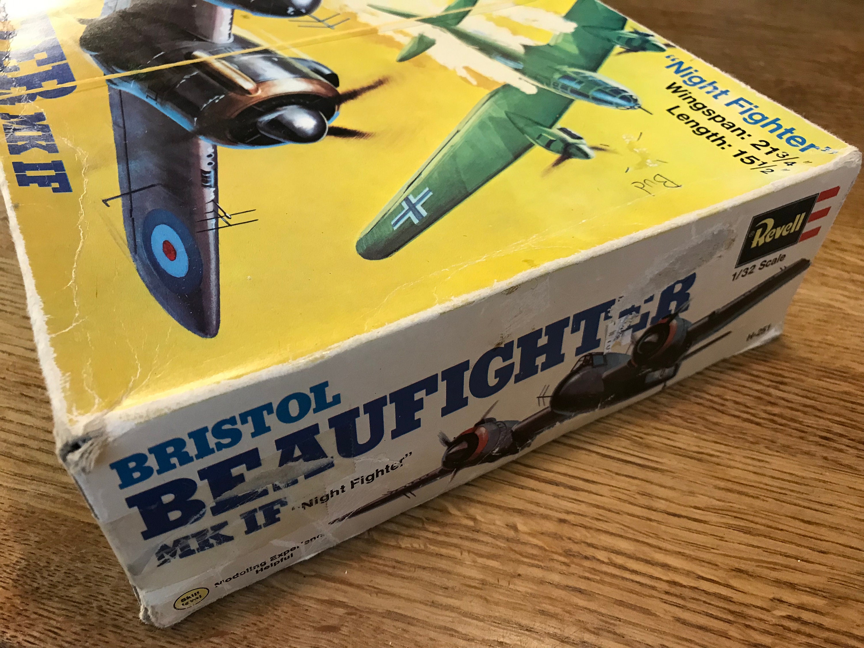 1/32 Bristol Beaufighter MK IF Revell H-251 New Night Fighter Model Kit ...