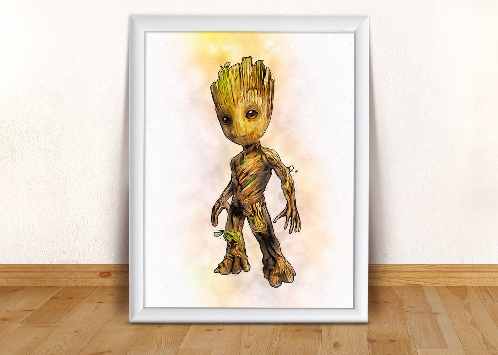Baby Groot print decor Guardians Of The Galaxy print poster | Etsy