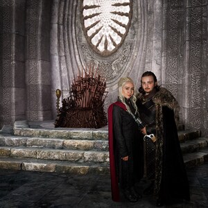 Medieval Fantasy Iron Throne Digital Backdrop, Iron Throne Room ...