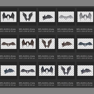Dragon Wing PNG Overlays, Cosplay Wings, Digital Art (digital Download ...