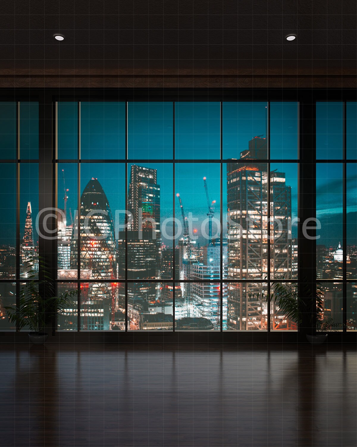 City View Through Window Digital Backdrop Business Portrait - Etsy ...
