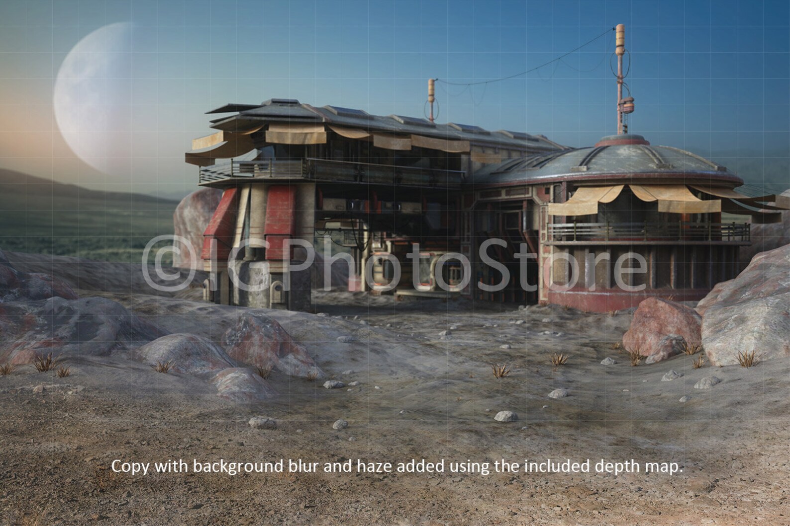 Sci Fi Cosplay Backdrop Star Base Digital Backdrop for | Etsy