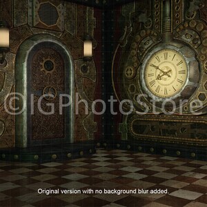 Steampunk Digital Backdrop, Steampunk Cosplay Background, Portrait ...