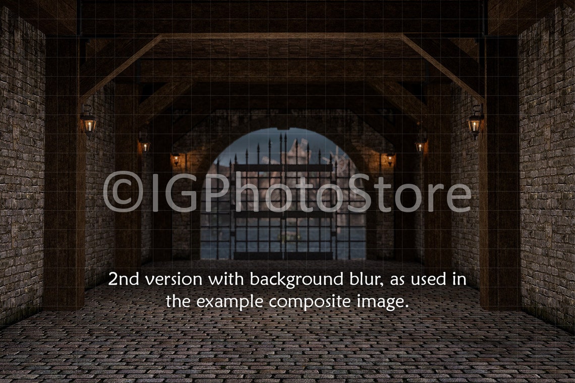 Medieval Knight Digital Backdrop, Armour PNG Overlay, Castle Hallway ...