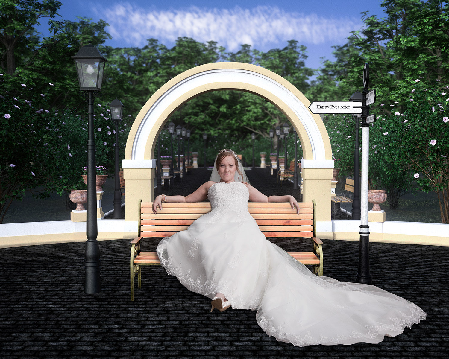 Wedding Digital Backdrop, Bridal Portrait Background for Photographers ...