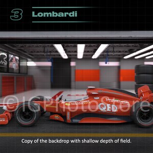Grand Prix Driver Digital Backdrop Set Racing Car Digital - Etsy
