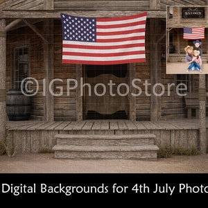 4th July Photoshoot Digital Backdrop Independence Day Family - Etsy