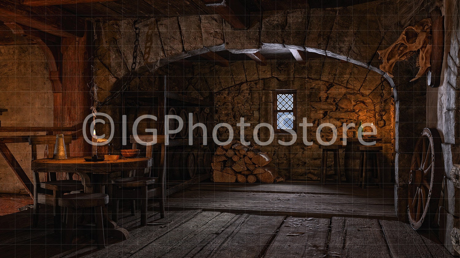 Fantasy Medieval Tavern Digital Backgrounds 5 Medieval Inn - Etsy UK