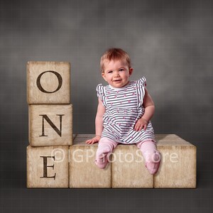 Baby's First Year Layered Digital Backdrops, 3 6 9 12 Months, Month ...