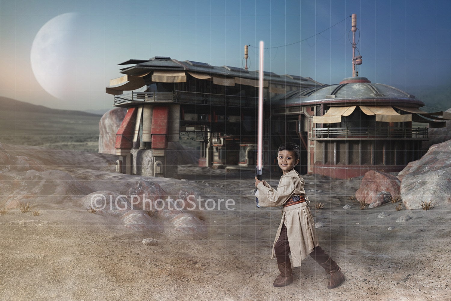 Sci Fi Cosplay Backdrop Star Base Digital Backdrop for - Etsy