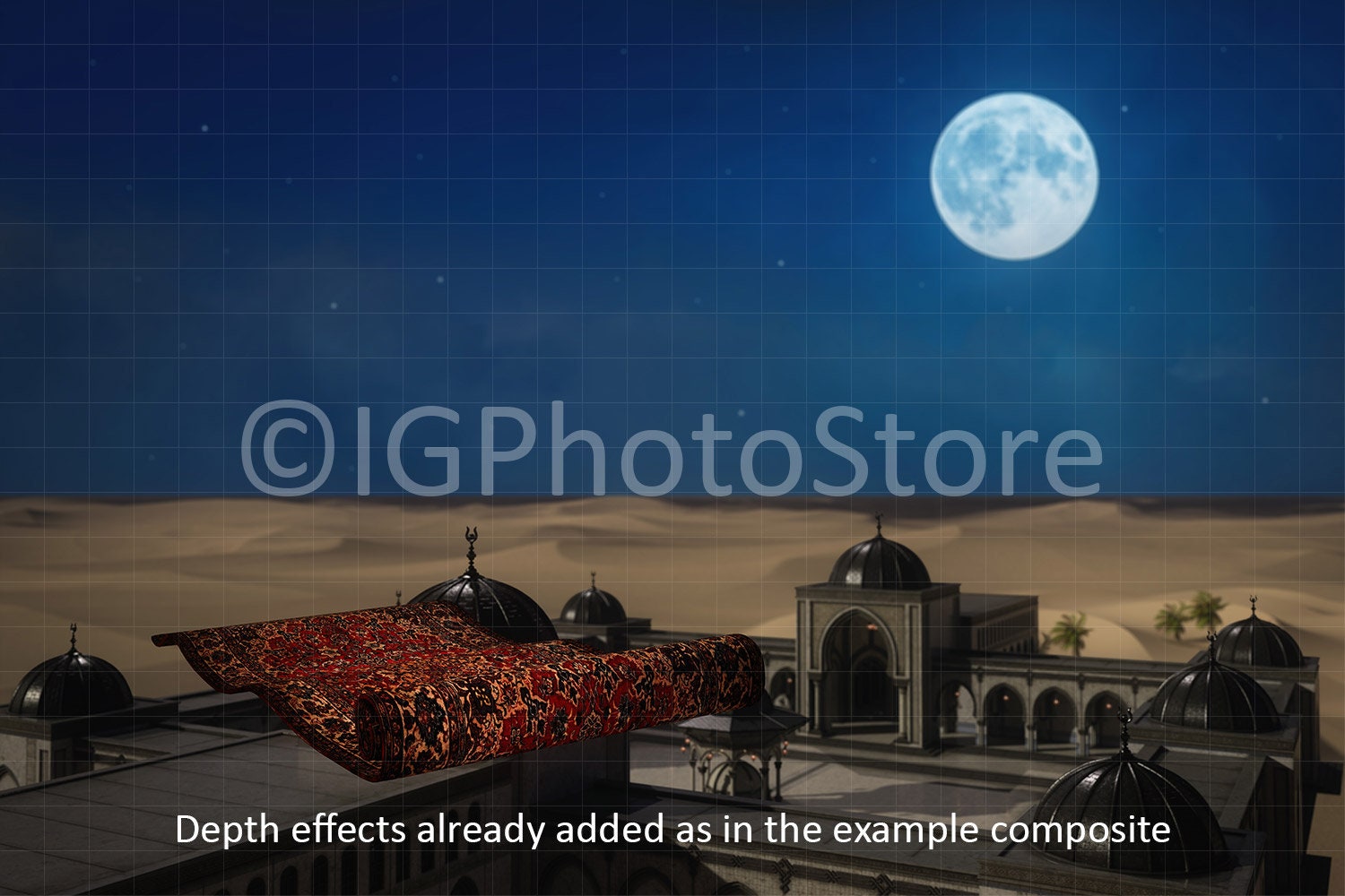 Magic Carpet and Genie Lamp Digital Backdrop for Composite - Etsy