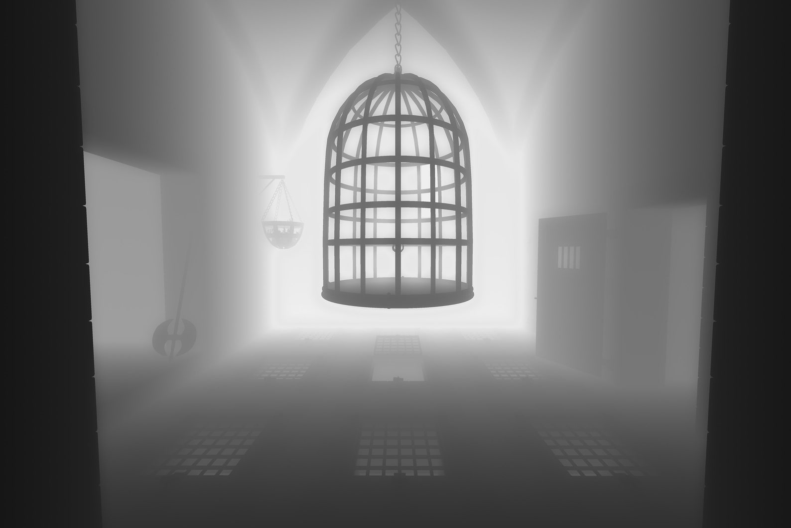 Dungeon Cage Backdrop, Digital Backdrops, Fantasy Cosplay Background ...