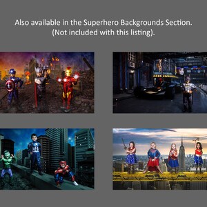 Superhero Digital Background, Digital Backdrop, Rooftop Cosplay ...