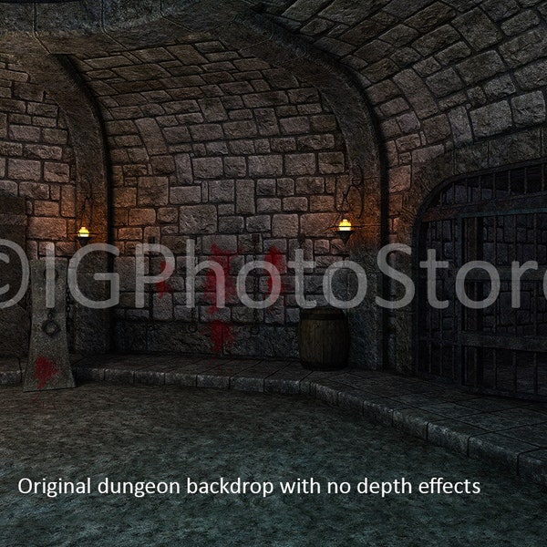 Dungeon Background - Etsy