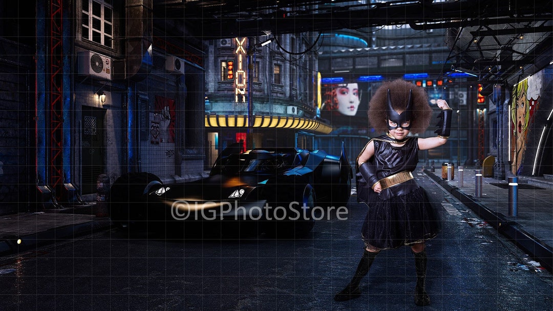 Superhero Digital Background Cosplay Backdrop Composite - Etsy