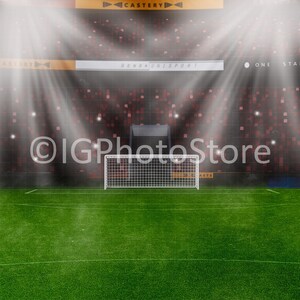 3 Football Stadium Digital Backdrops, Soccer Digital Background ...