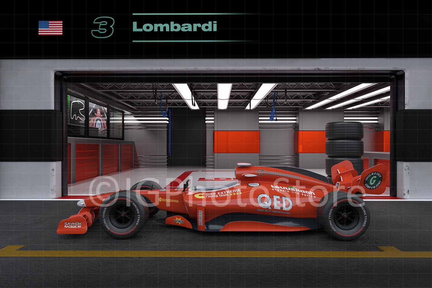 Grand Prix Driver Digital Backdrop Set Racing Car Digital - Etsy