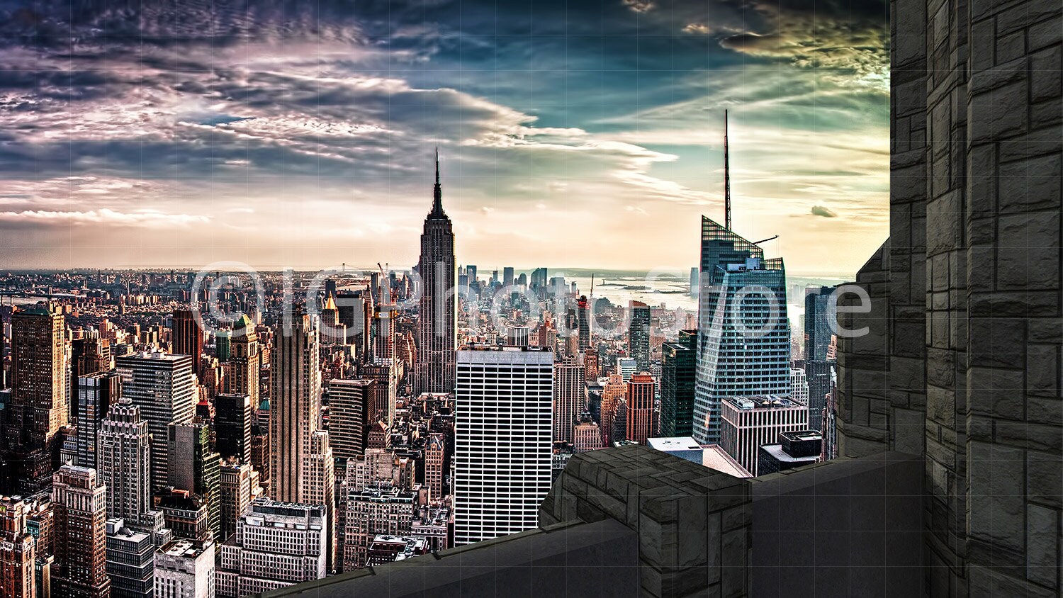 Superhero Backdrop Bundle New York Rooftop Backdrop Set | Etsy